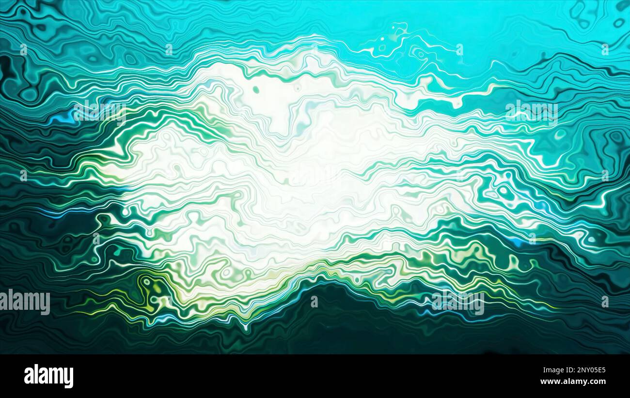 Abstract background of electric vibrations with curved lines in flow ...