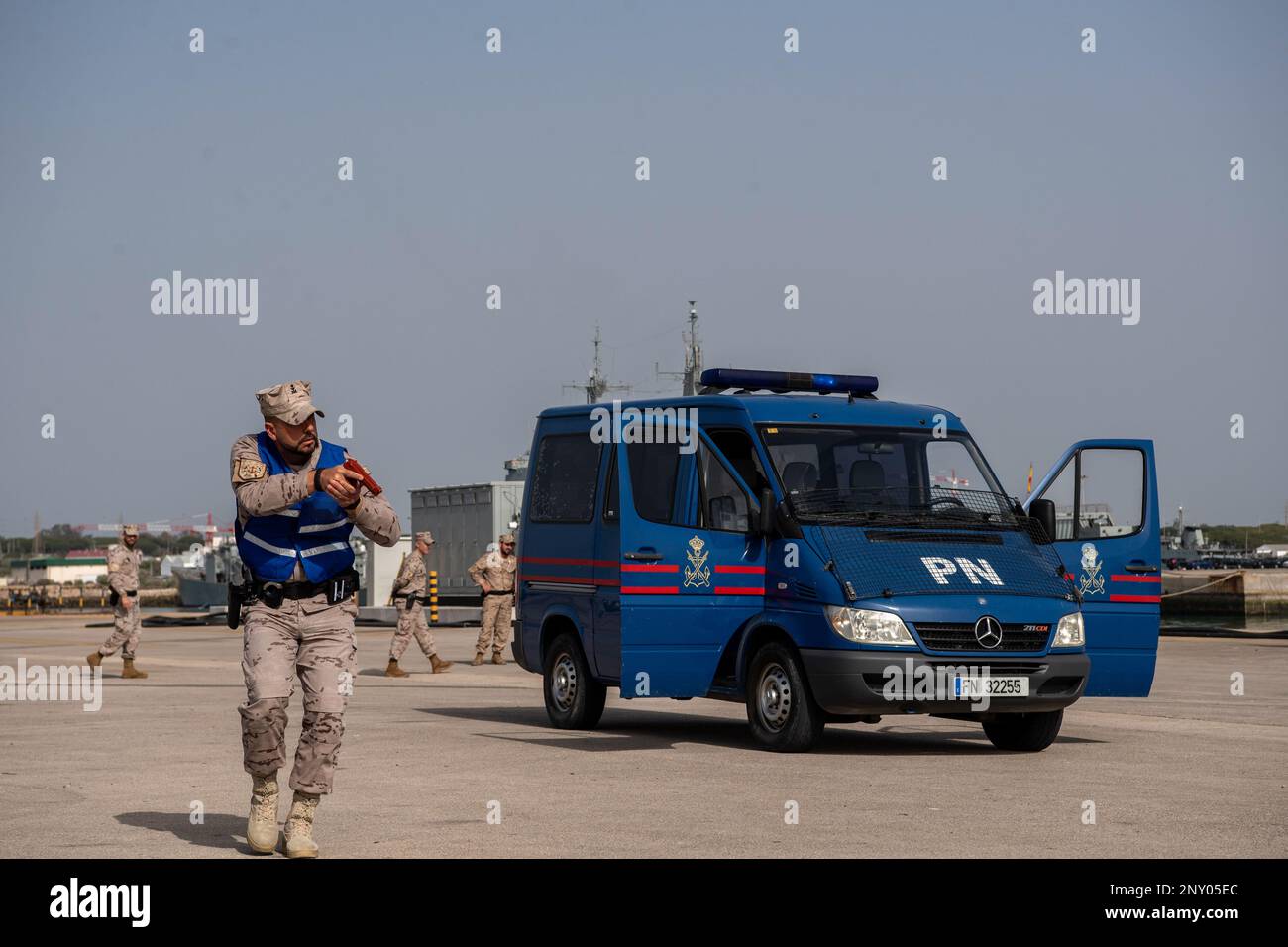 NAVAL STATION ROTA, Spain (February 22, 2023) Members of the Spanish ...