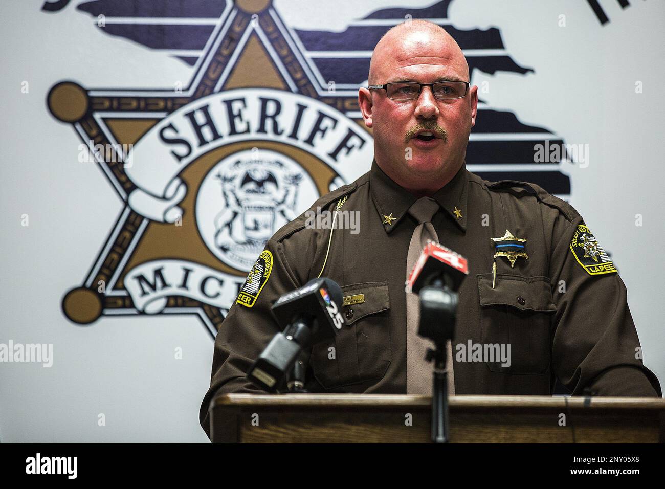 Lapeer County Sheriff Scott McKenna discusses a police chase that led ...