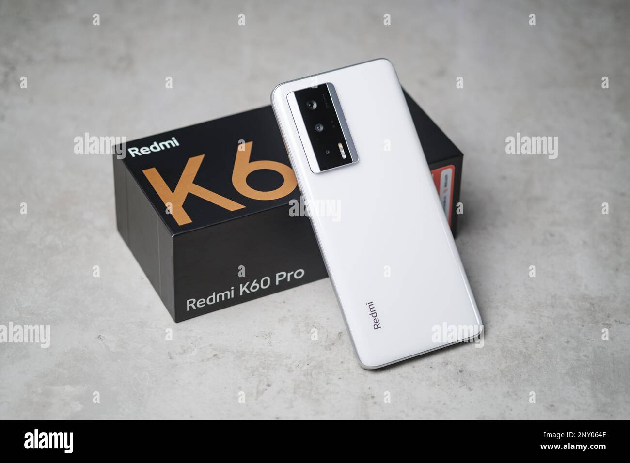 Ho Chi Minh city, Vietnam. March 2023. Redmi K60 phone photos for editorial use Stock Photo - Alamy