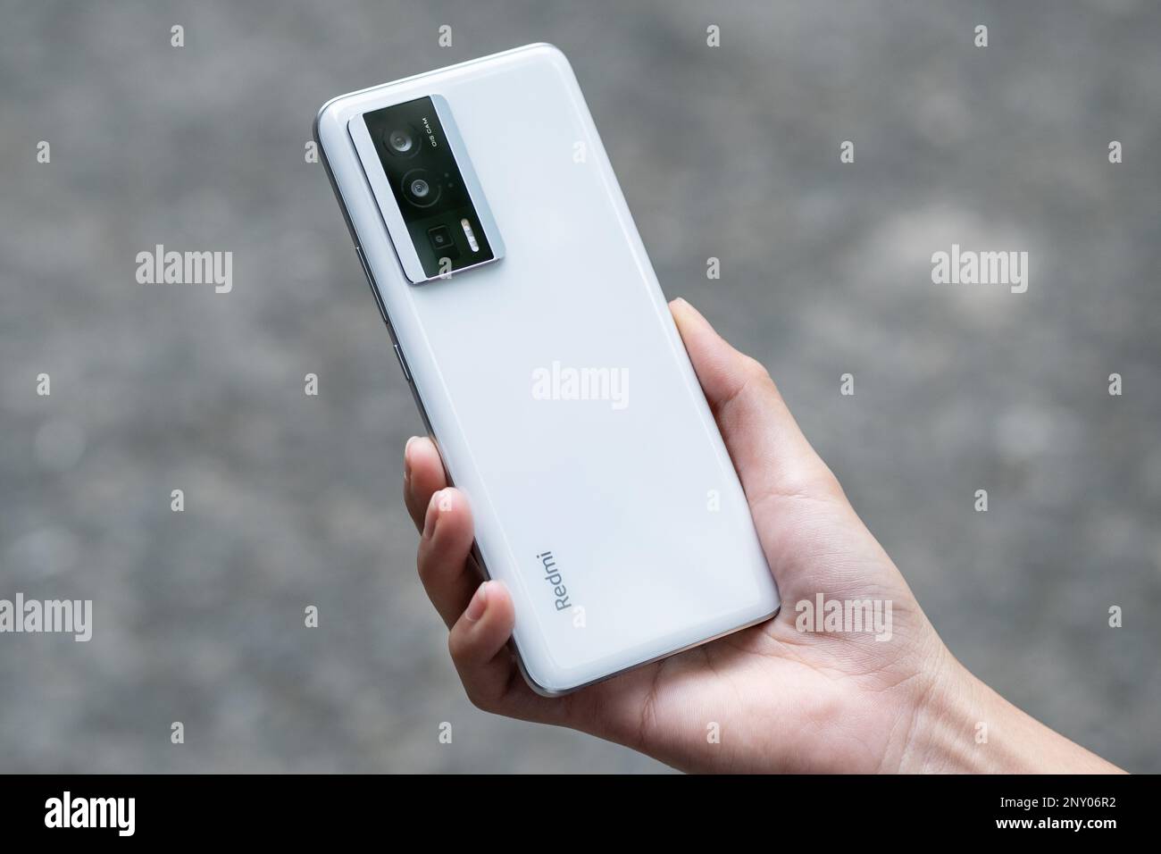 Ho Chi Minh city, Vietnam. March 2023. Redmi K60 phone photos for editorial use Stock Photo - Alamy