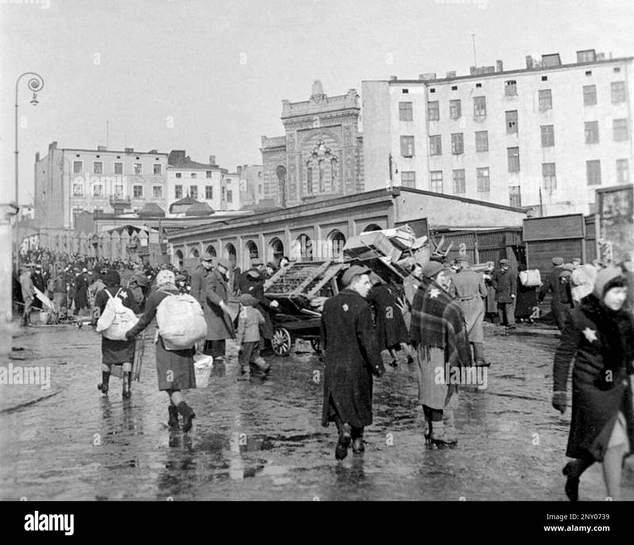 In the early stages of WW2 the Jews in nazi occupied europe were ...