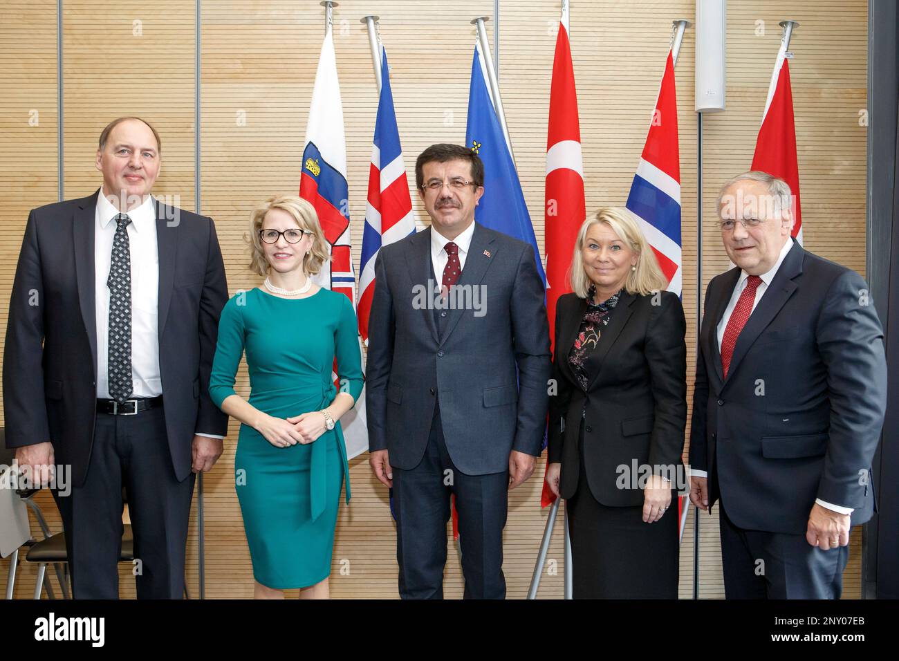 From left to right; Secretary-General of the European Free Trade ...