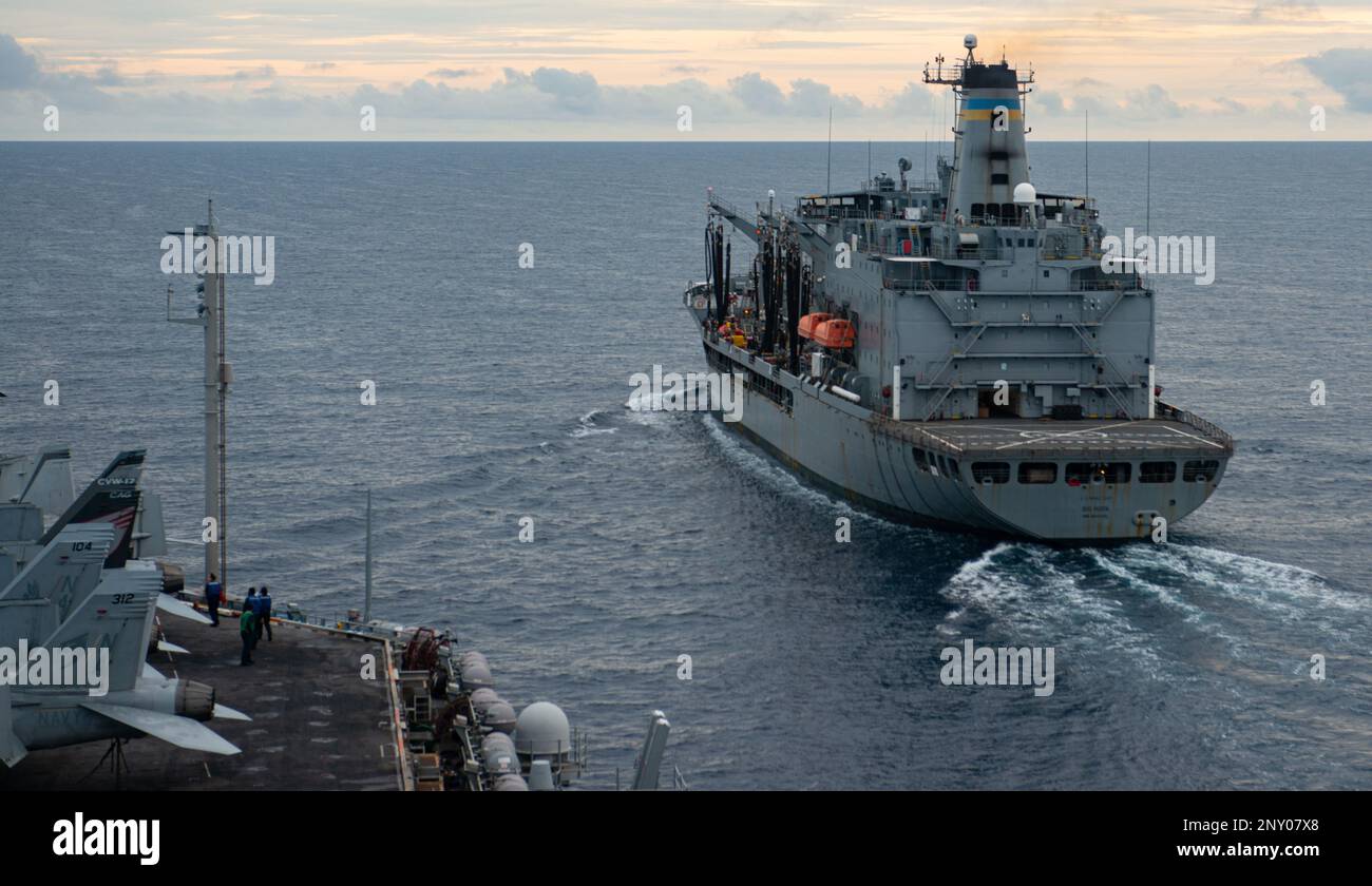 230214-N-WM182-1005 SOUTH CHINA SEA (Feb. 14, 2023) The aircraft ...