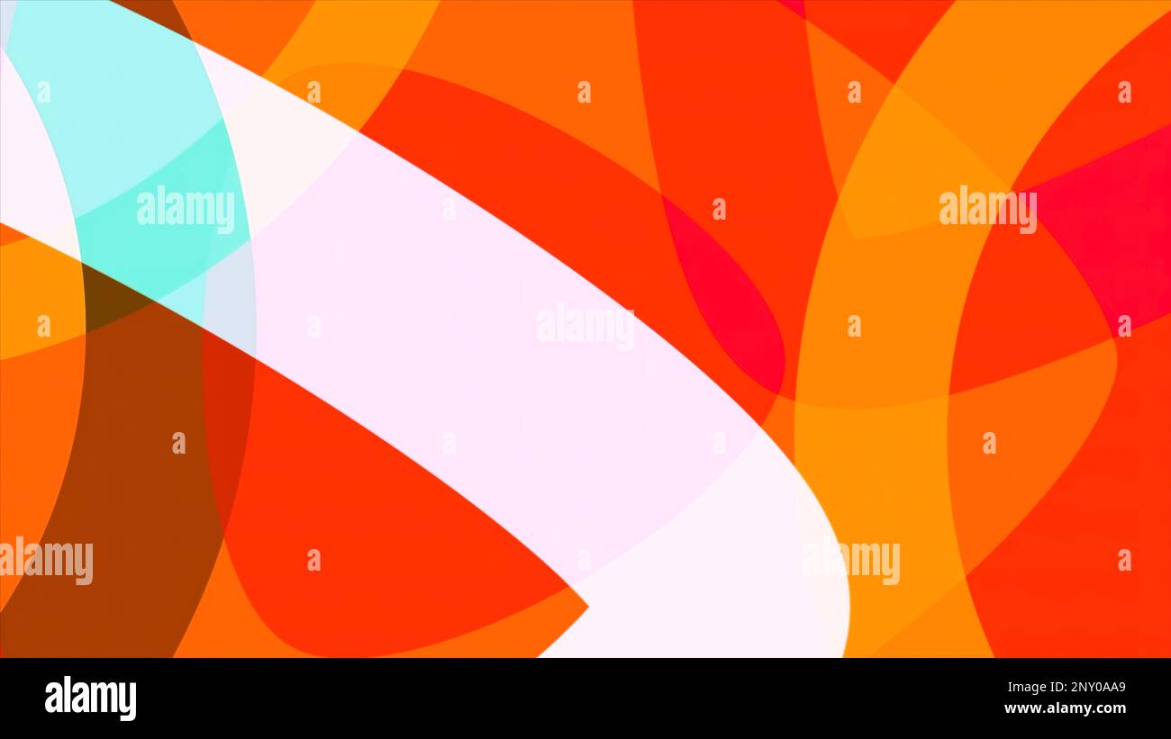 Bright geometric lines in animation. Motion. Colorful figures move in layers on animated ...