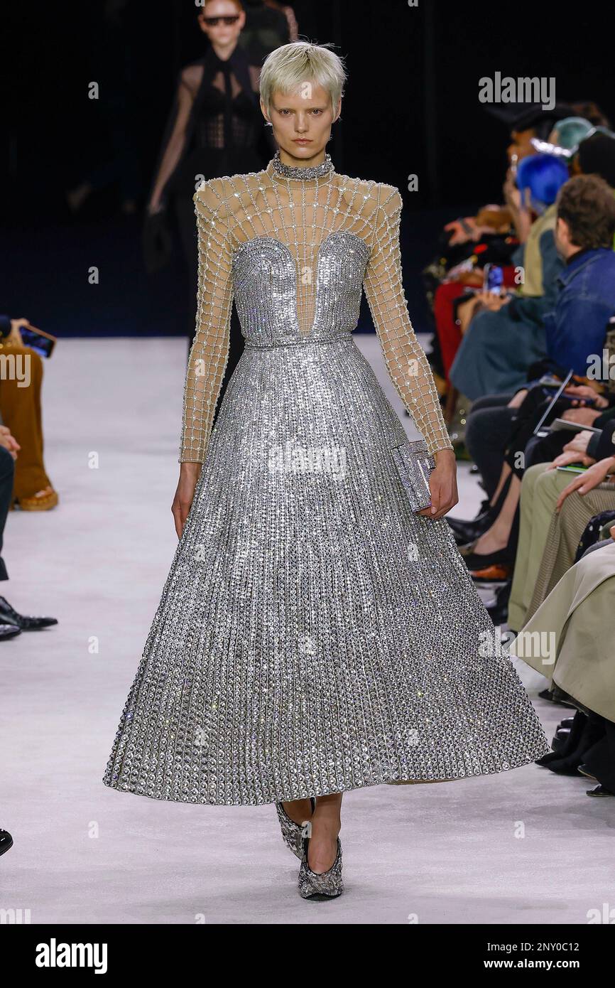 Paris, France. 01st Mar, 2023. BALMAIN Fall-Winter 2023-2024 Runway ...