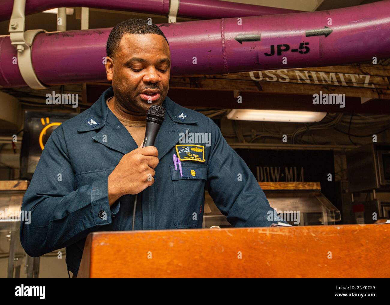 230218-N-MH015-1024 SOUTH CHINA SEA (Feb. 18, 2023) U.S. Navy Capt. Ray ...