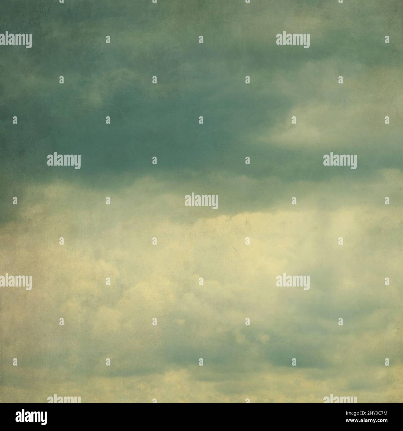 View of beautiful sky with clouds. Retro style filter Stock Photo - Alamy