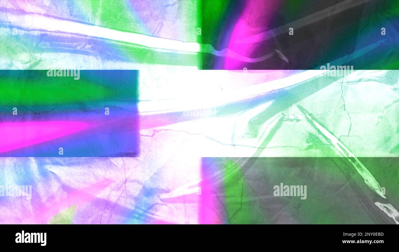 Colorful animation with light highlights and effects for transitions ...