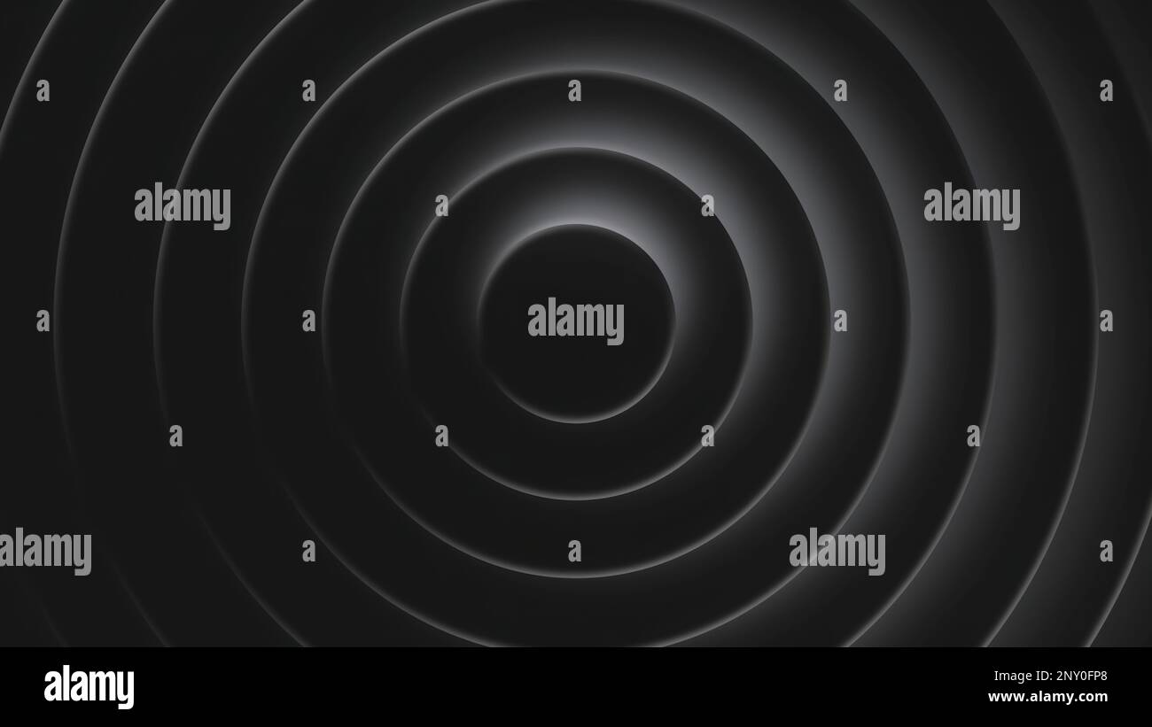 Background with circles and rotating shadow. Motion. 3D layers with ...