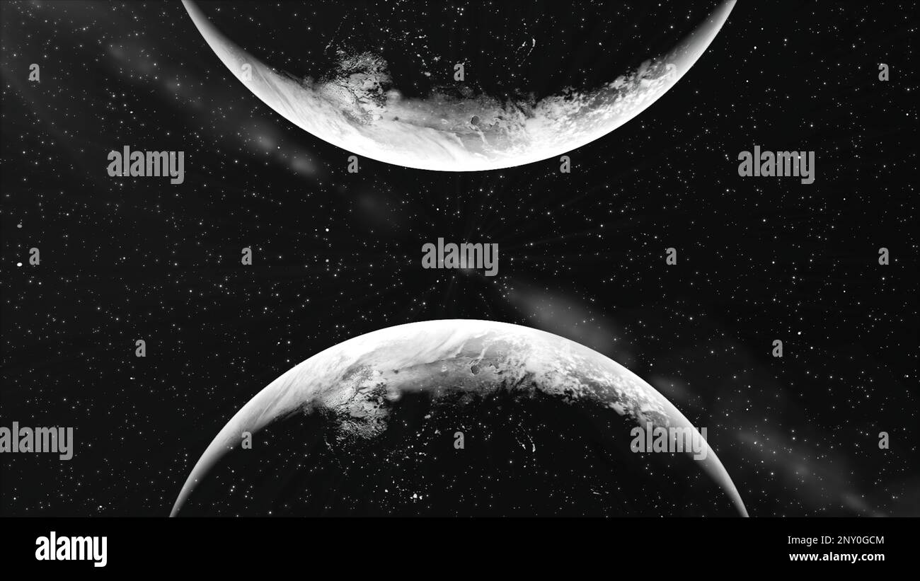 Time Lapse Of Galaxies Colliding