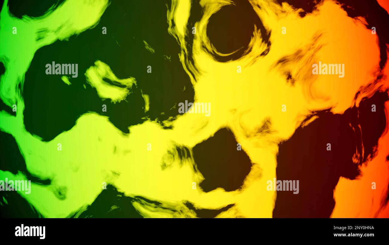 Bubbling mixed color paint. Design. Bright background with boiling ...