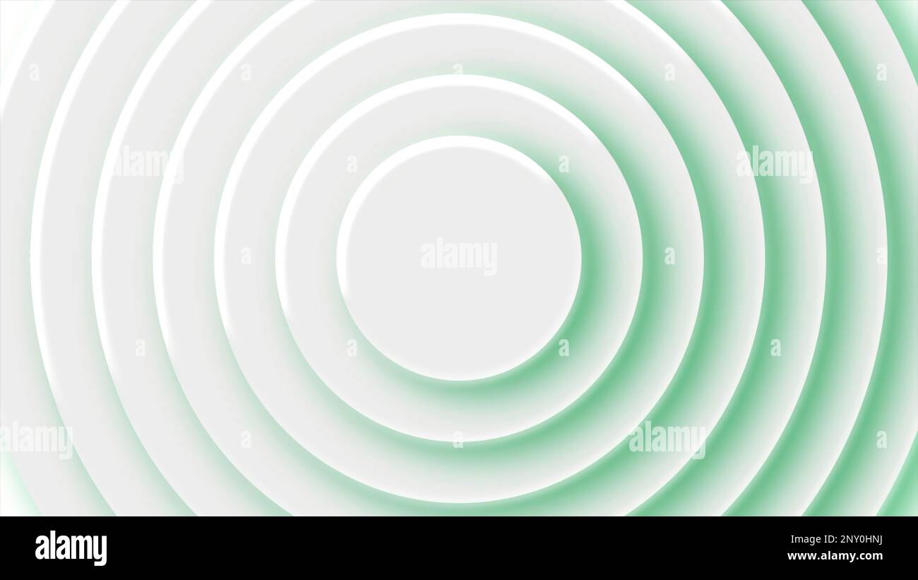 Background of pulsating rings. Motion. Beautiful rings pulsate in ...