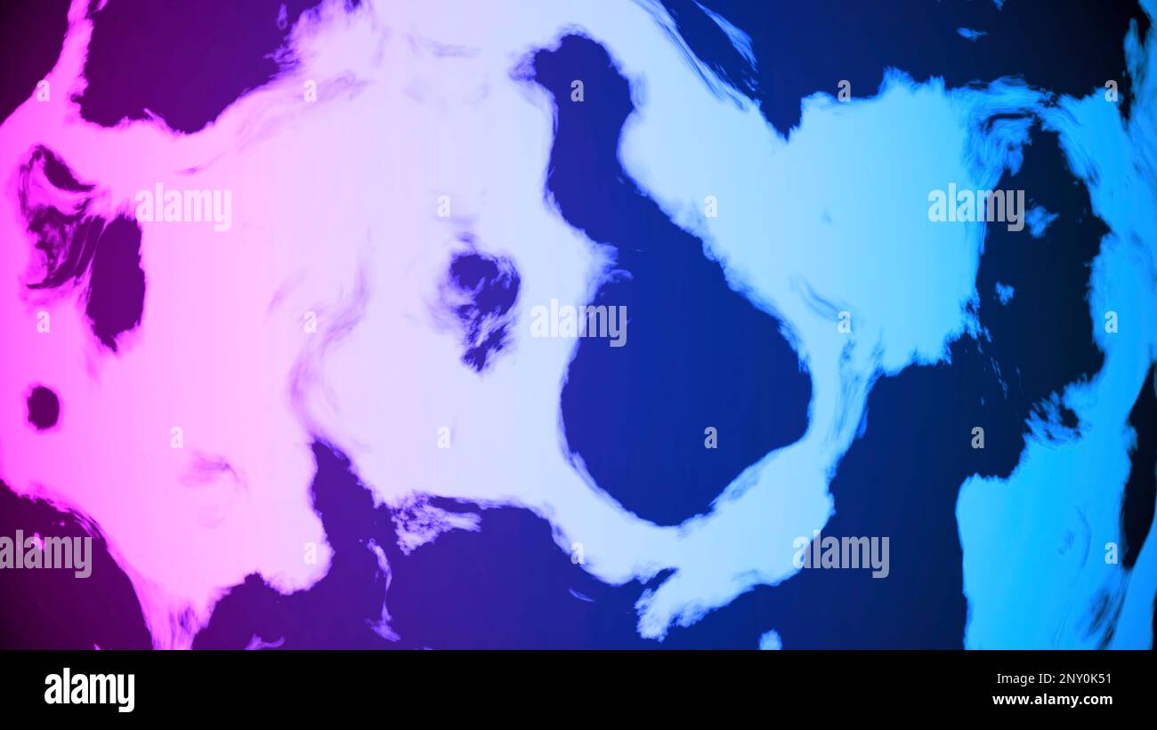 Bubbling mixed color paint. Design. Bright background with boiling ...