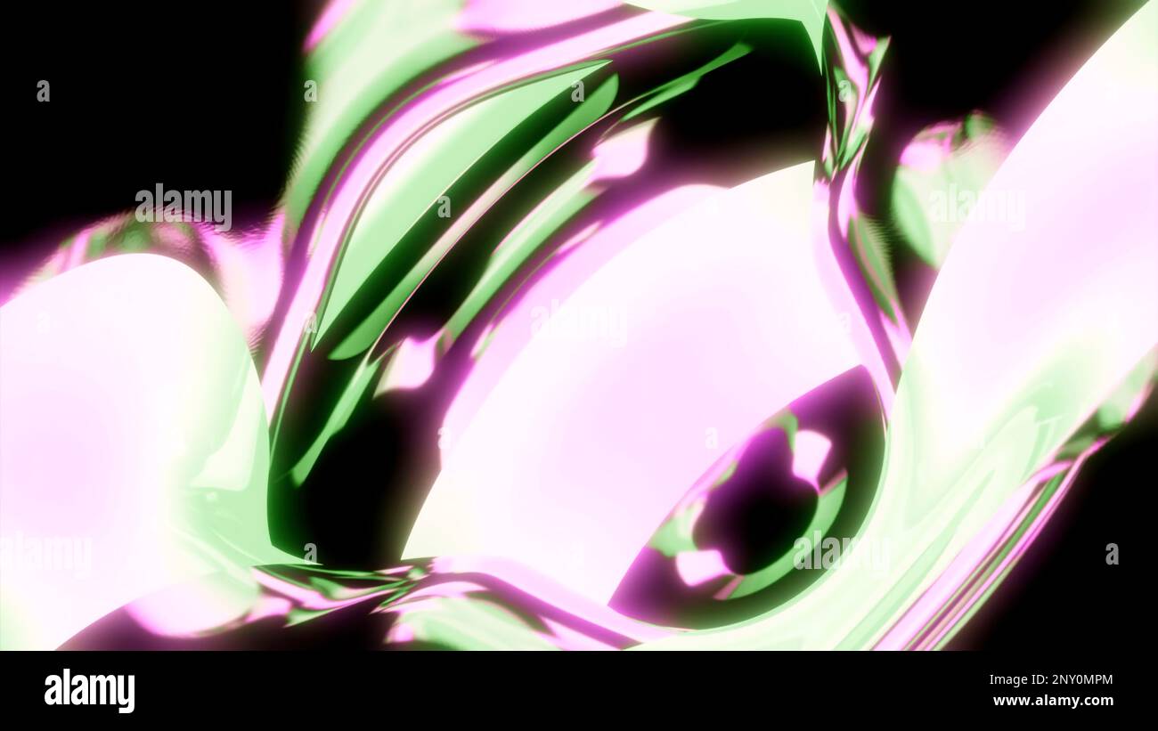 Black background with white shiny pattern. Design. Rotating light white ...