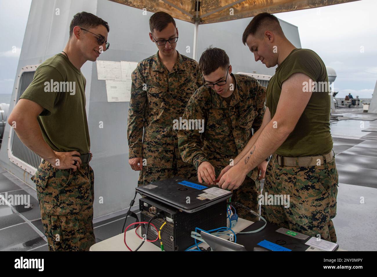 INDIAN OCEAN (Jan. 17, 2023) – U.S. Marines with Battalion Landing Team ...