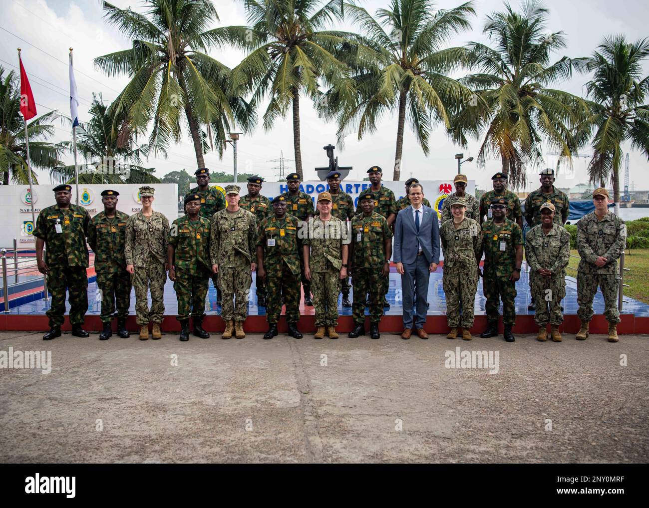 230126-N-DK722-1005 (Jan. 26, 2023) LAGOS, Nigeria – Nigerian Navy Rear ...