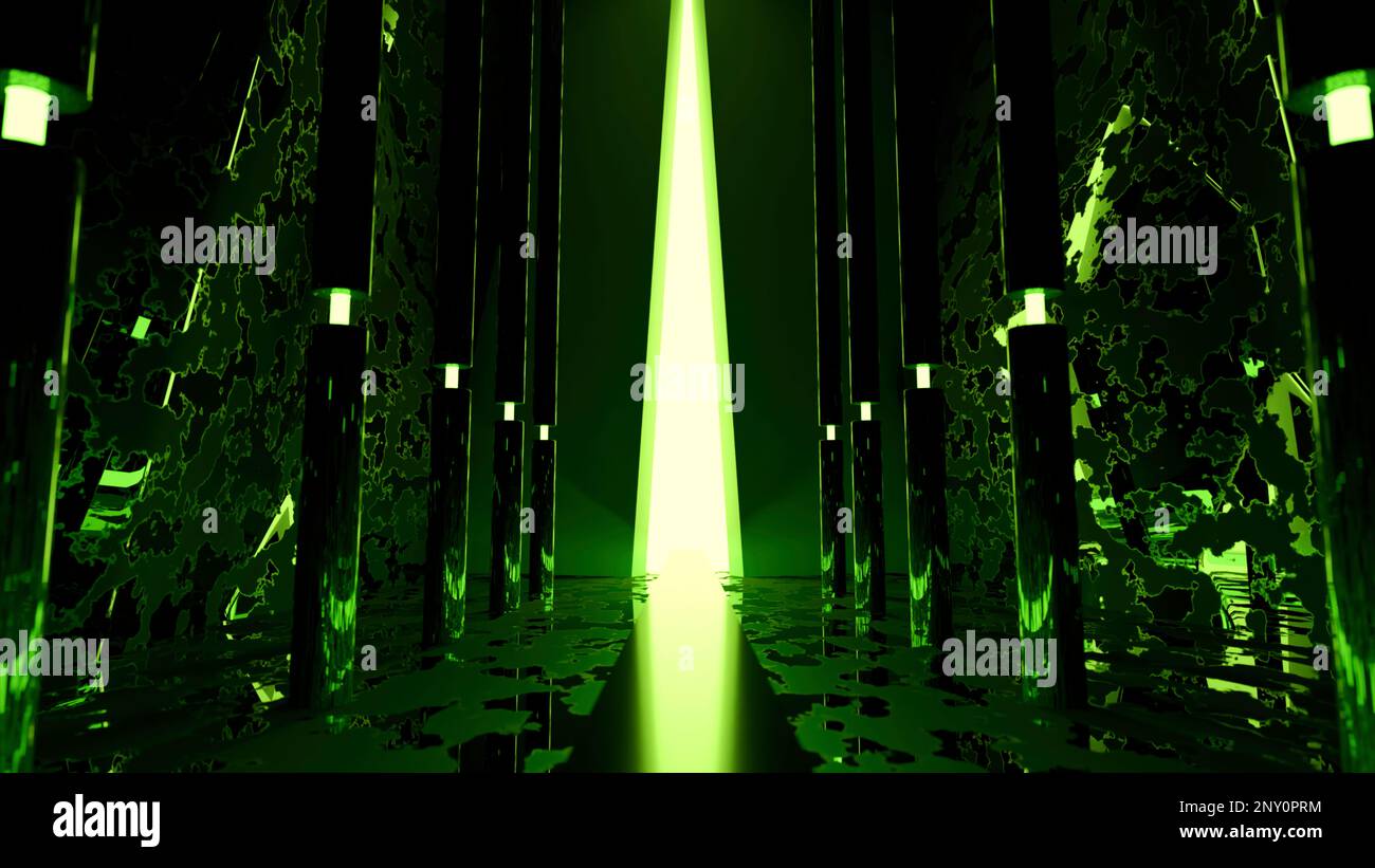 Green and orange background. Design. Light background with a long ...