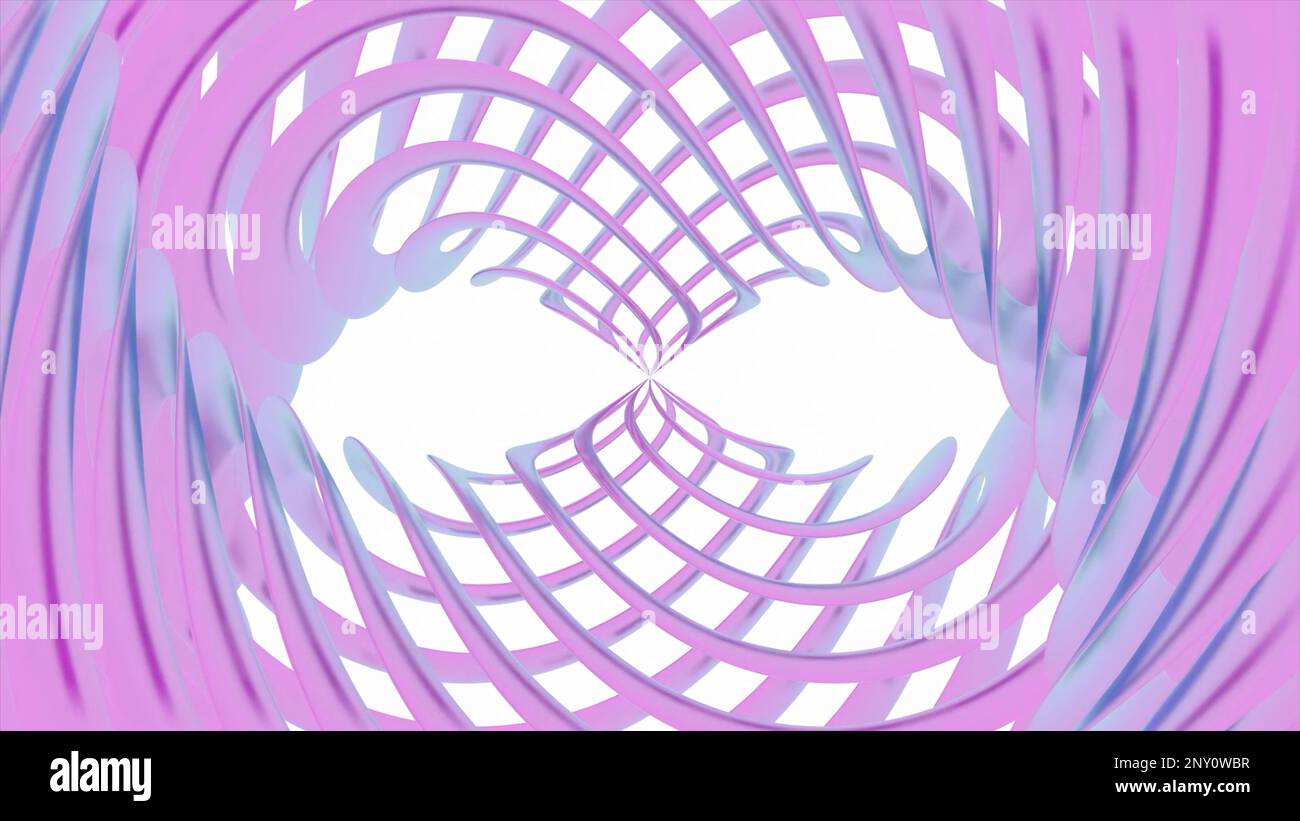 White background. Design.Purple rings in animation that rotate in ...
