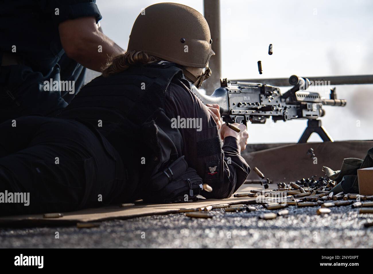 230206-N-MJ302-1056 SOUTH CHINA SEA (Feb. 6, 2023) A U.S. Navy Sailor ...