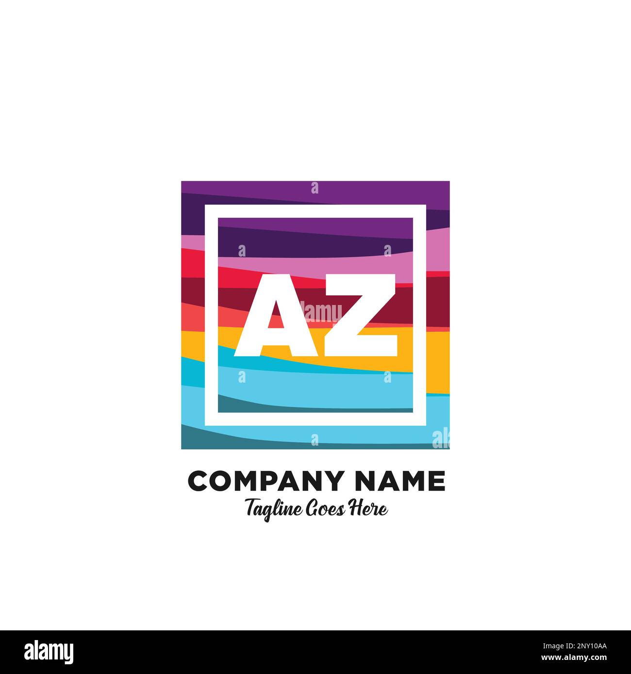 initial logo With Colorful template vector Stock Vector Image & Art - Alamy