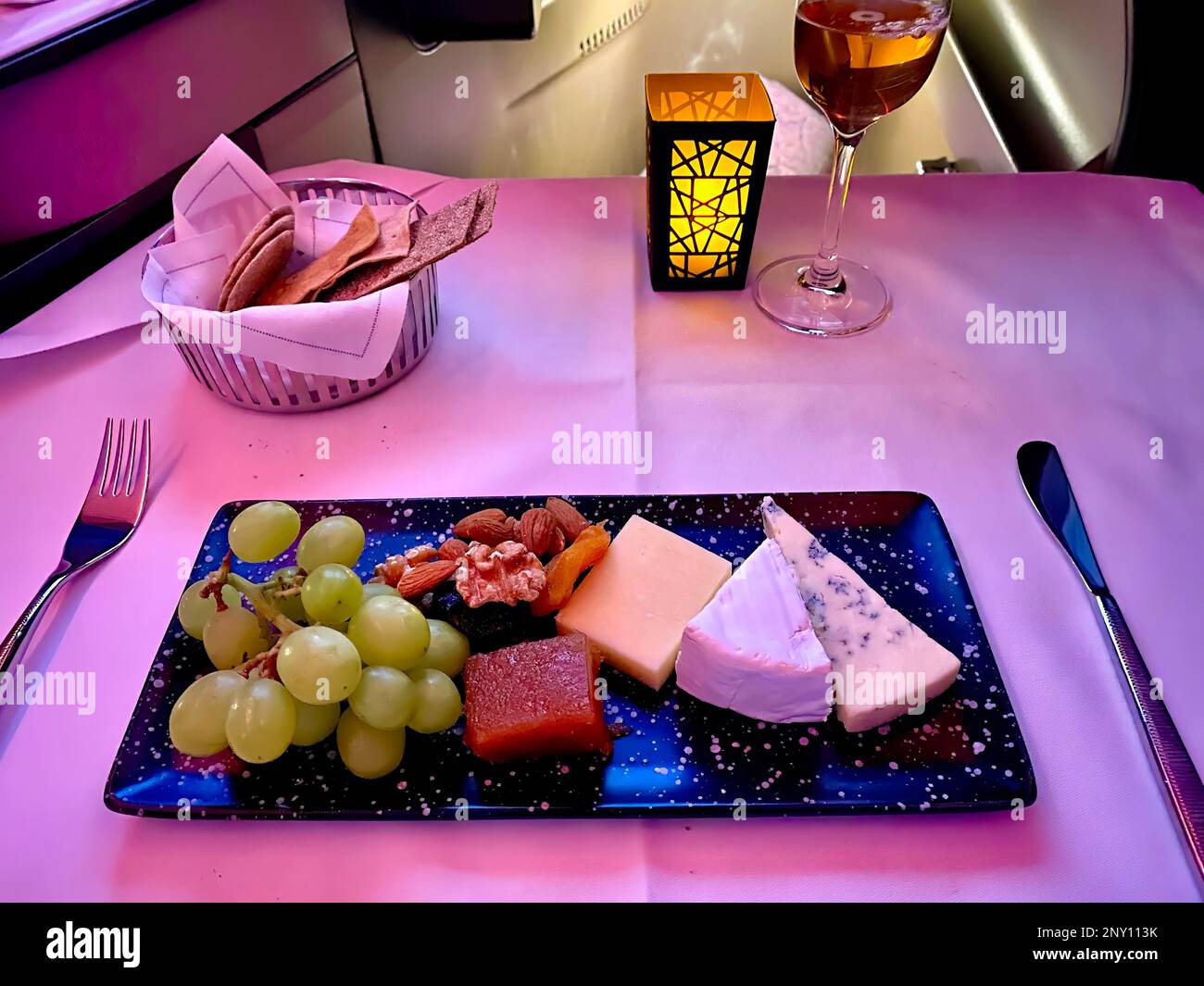 The amazing QSuites business class of Qatar Airways, Doha QR Stock ...