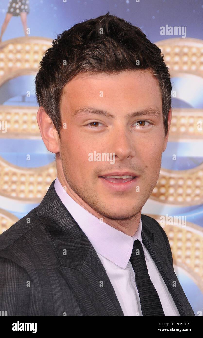 Cory Monteith at the world premiere of "Glee: The 3D Concert Movie ...