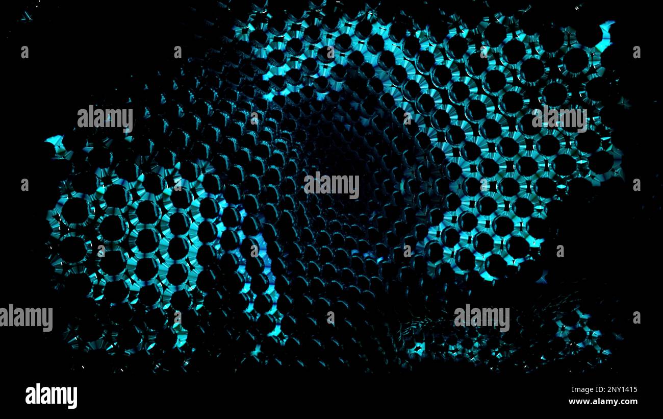 Orange and blue moving background. Design. A black background on which ...