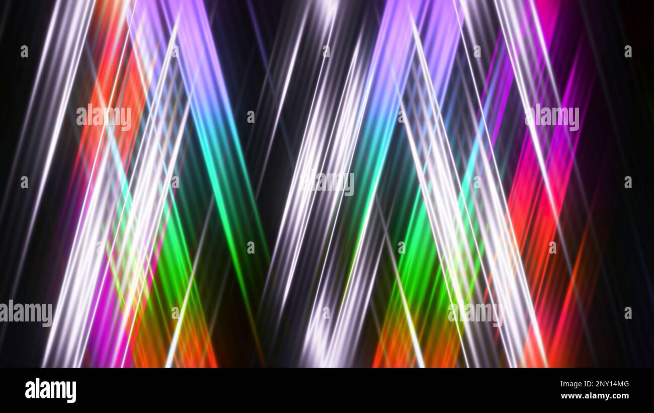 Animation of moving rays of colorful prism. Motion. Moving 3d pattern ...