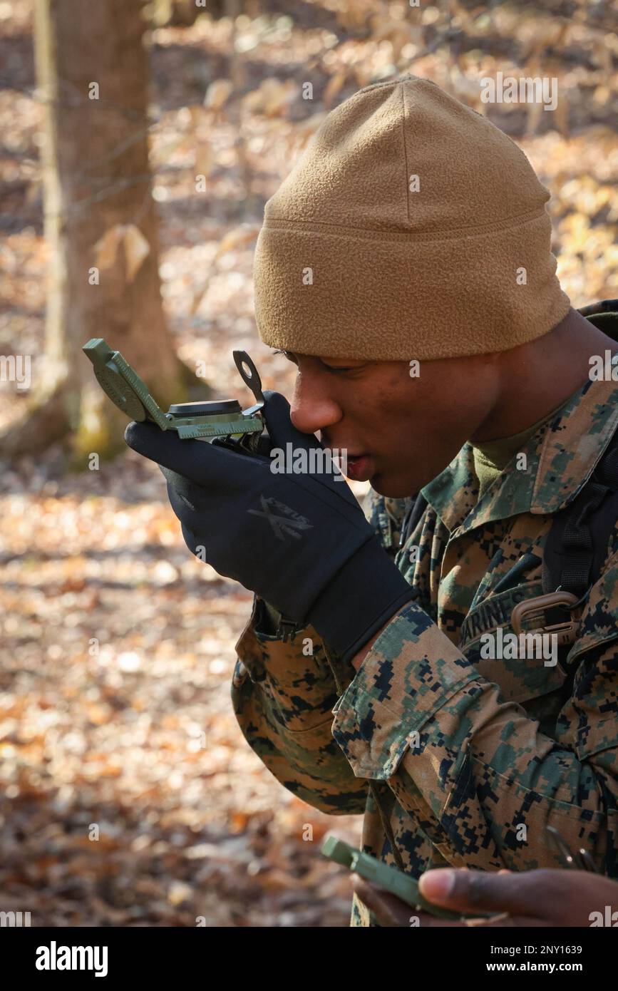U.S. Marine Corps Cpl. Deonte Harris, a firefighter with Marine Corps ...