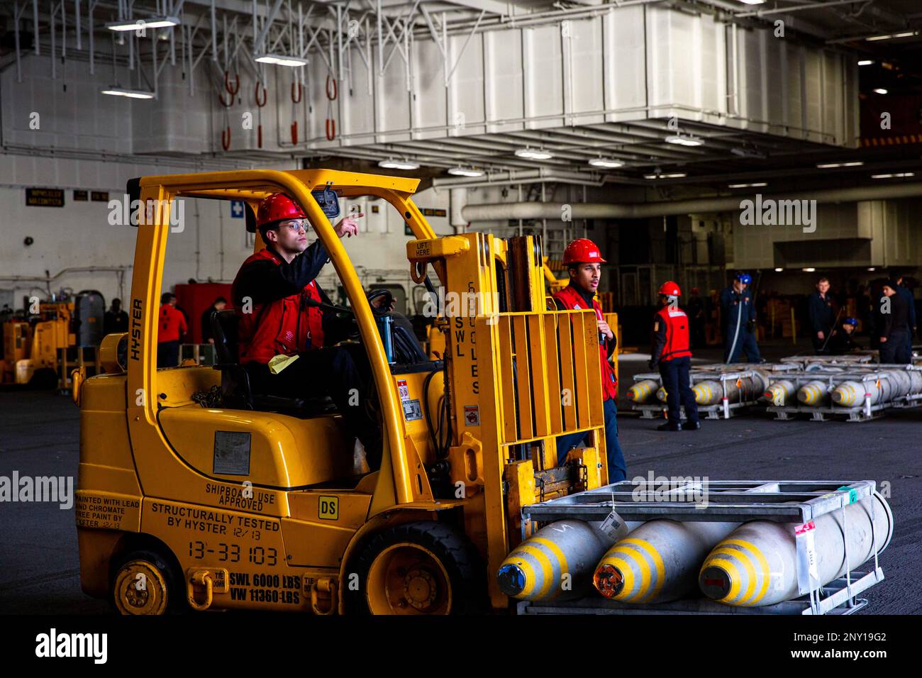 230118-N-MU675-1007 PACIFIC OCEAN (Jan. 18, 2023) Aviation Ordnanceman ...