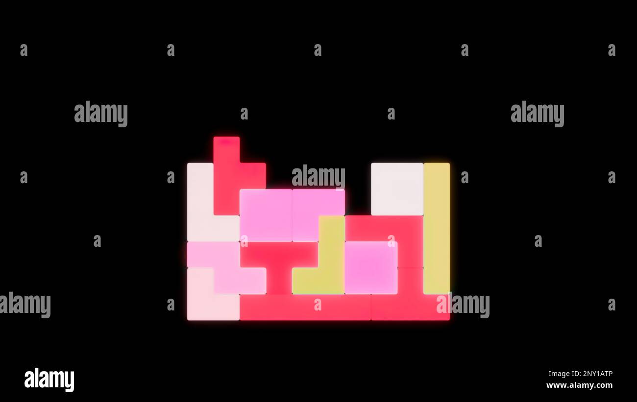 Tetris shapes hi-res stock photography and images - Alamy