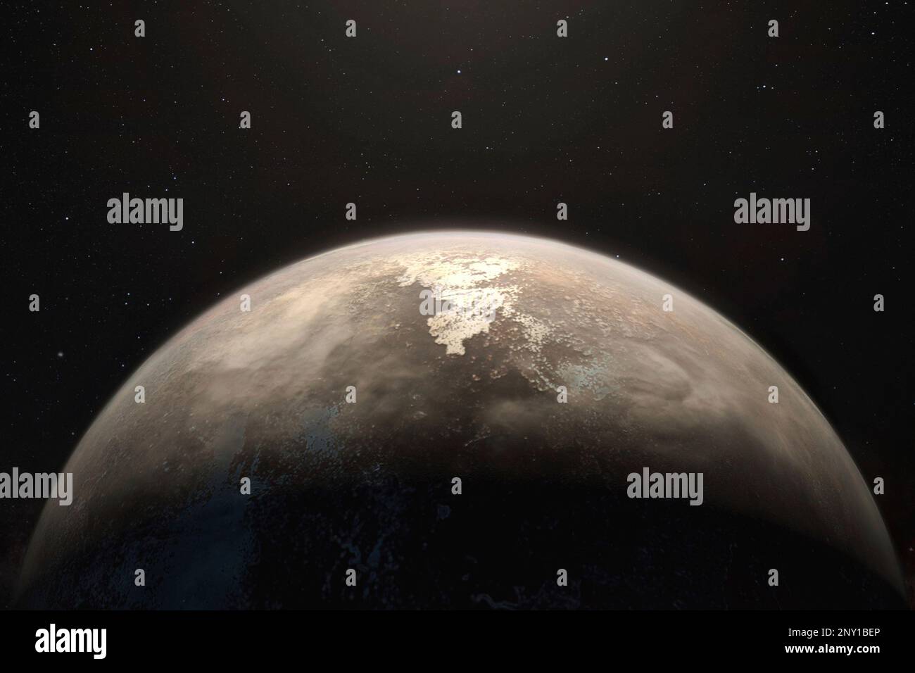This illustration made available by the European Southern Observatory ...