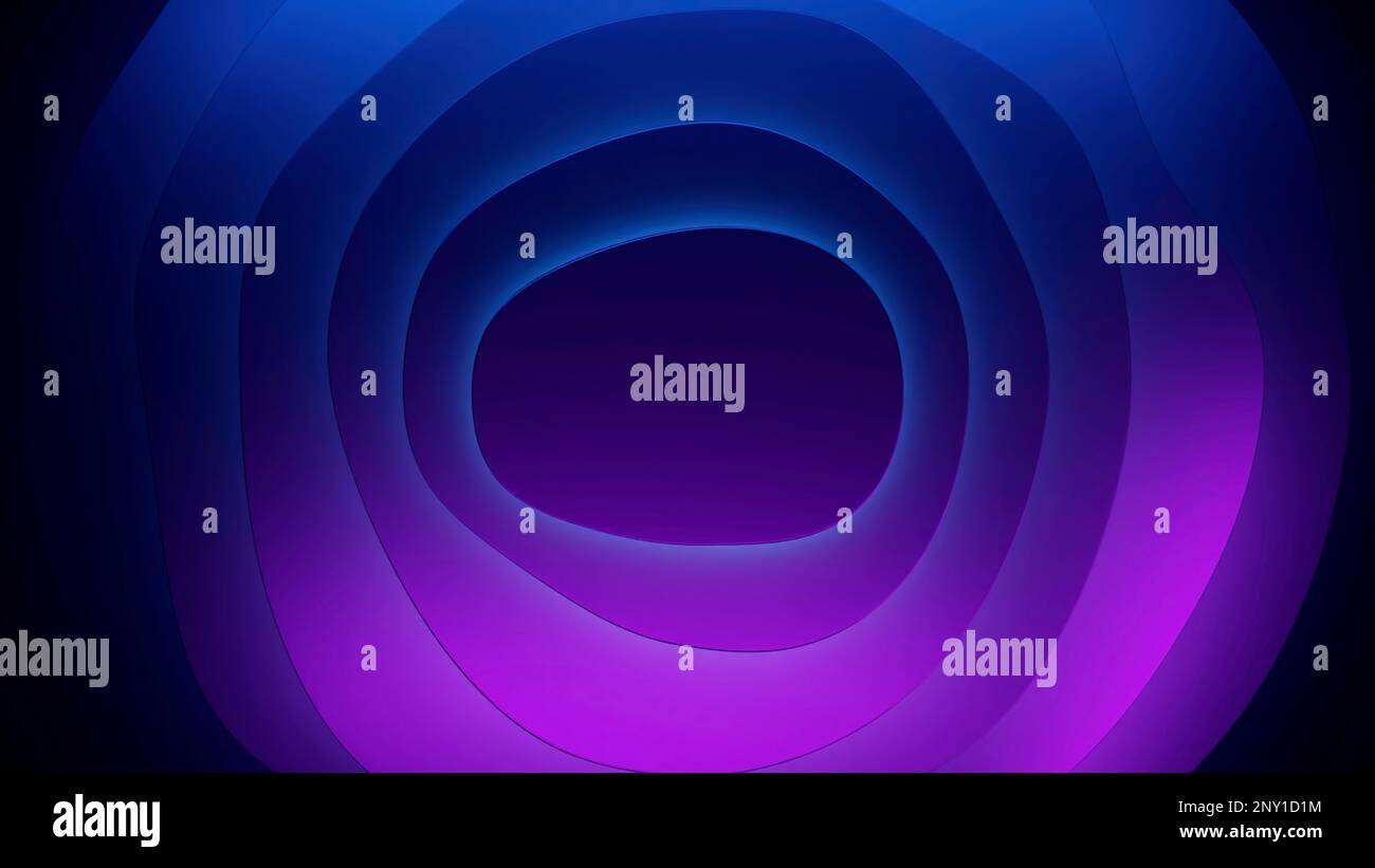 Pink and purple bright circle. Design. Rotating lines of circles ...