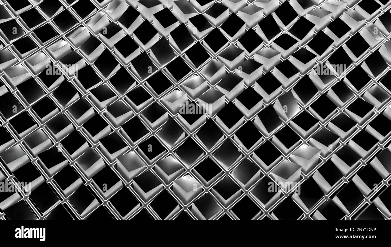 Animation square in grid black hi-res stock photography and images - Alamy
