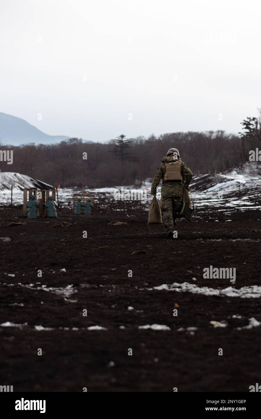 U.S. Marine Corps Lance Cpl. Nicholas Friske, an anti-tank missile ...