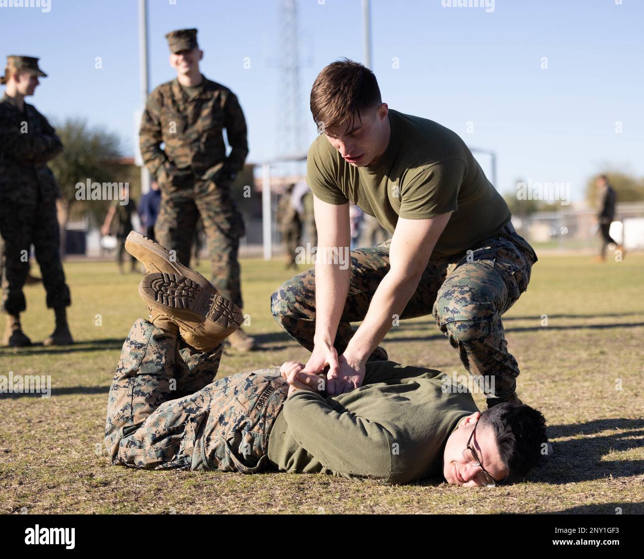 U.S. Marine Corps Cpl. Kyp Ridenhour, network administrator, Marine ...