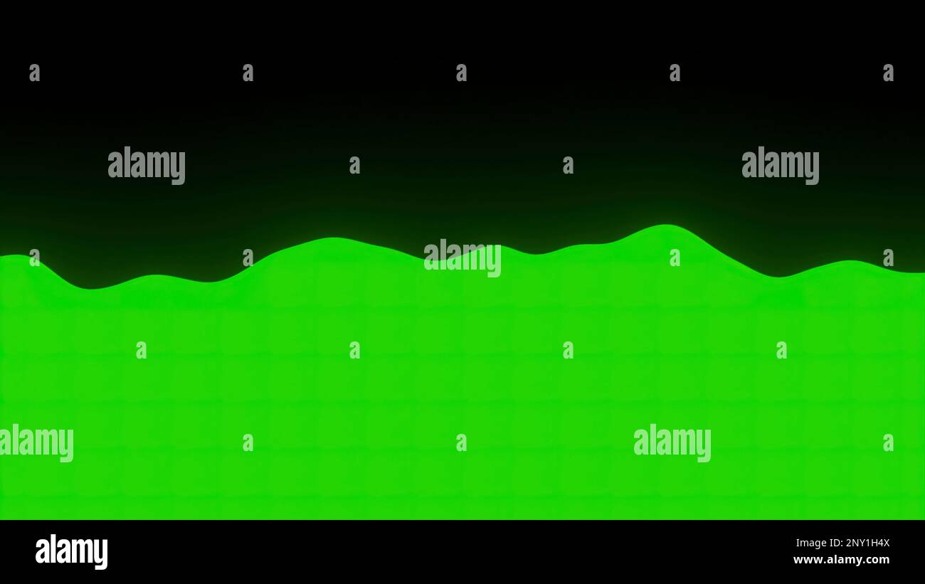 Animated background with wavy liquid line. Design. Simple background ...