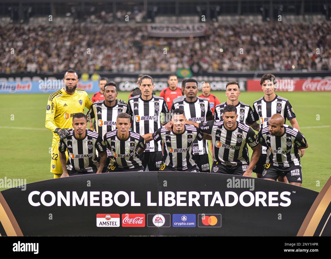Belo Horizonte, Brazil, 01th Mar, 2023. Players of Atletico Mineiro ...