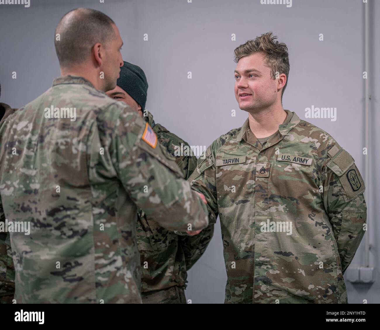 U.S. Army Command Sgt. Maj. Giancarlo Macri, 10th AAMDC Command ...