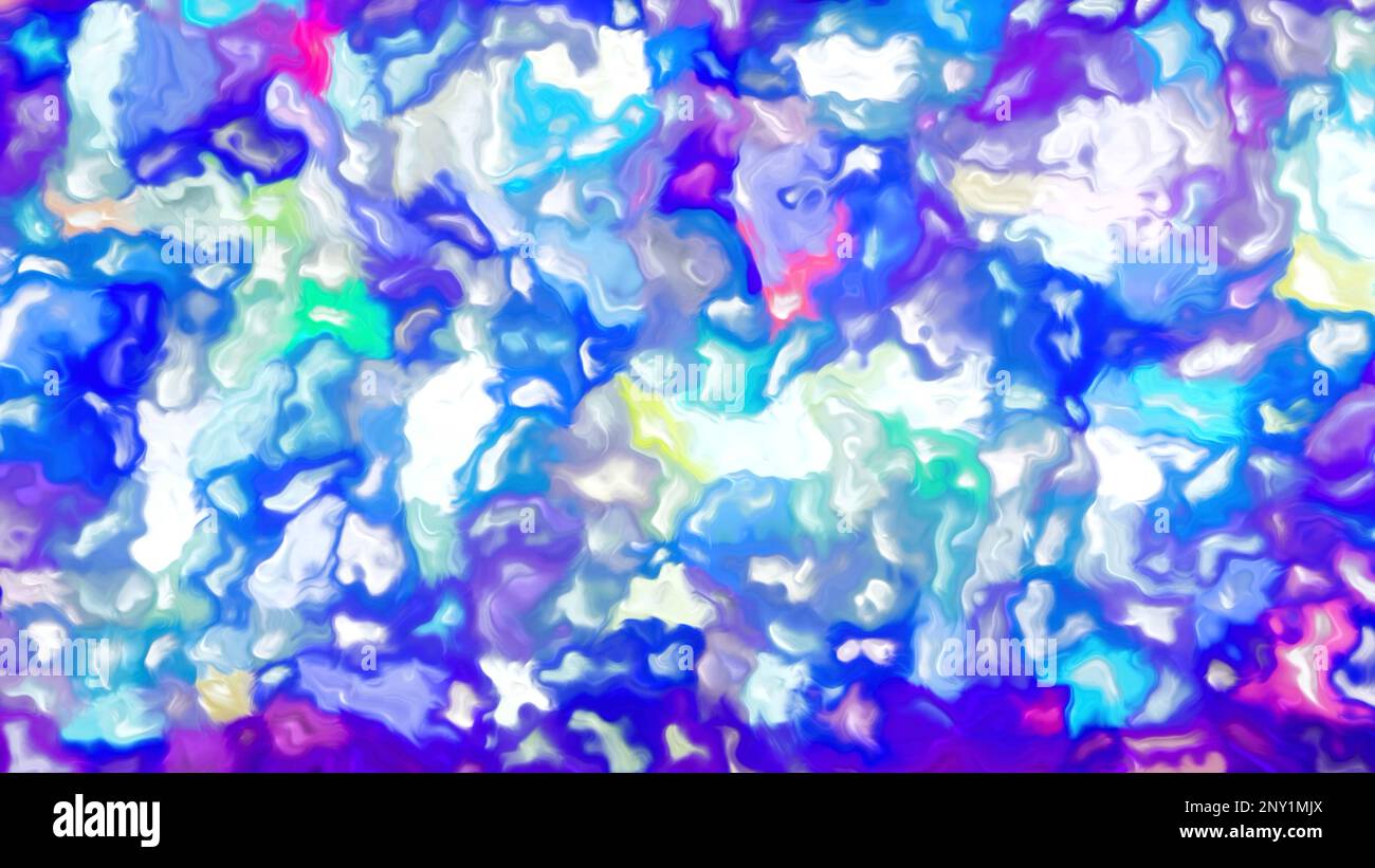 Light moving bright colors. Motion. White and blue spots made in ...