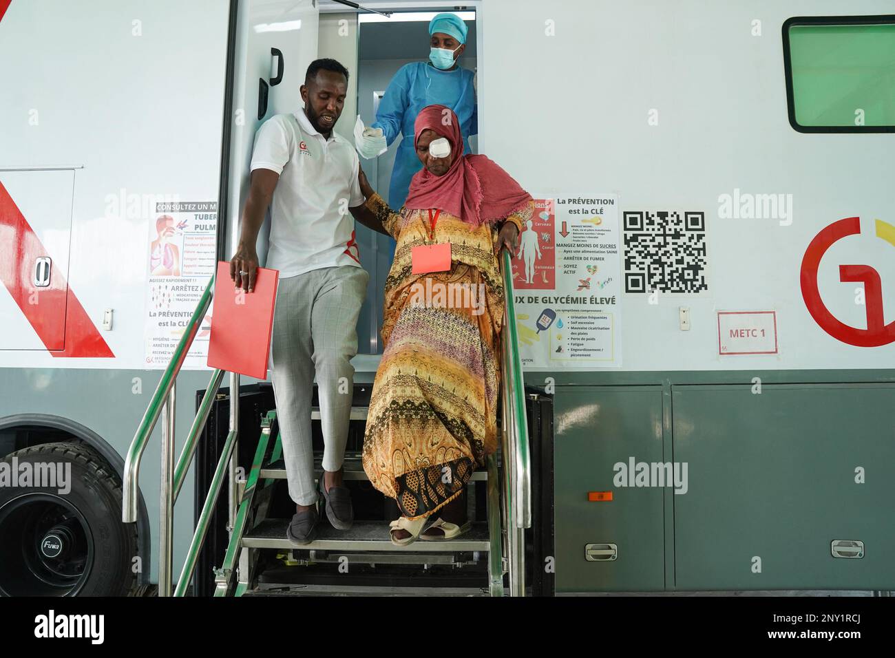 (230302) -- DJIBOUTI CITY, March 2, 2023 (Xinhua) -- A local patient ...