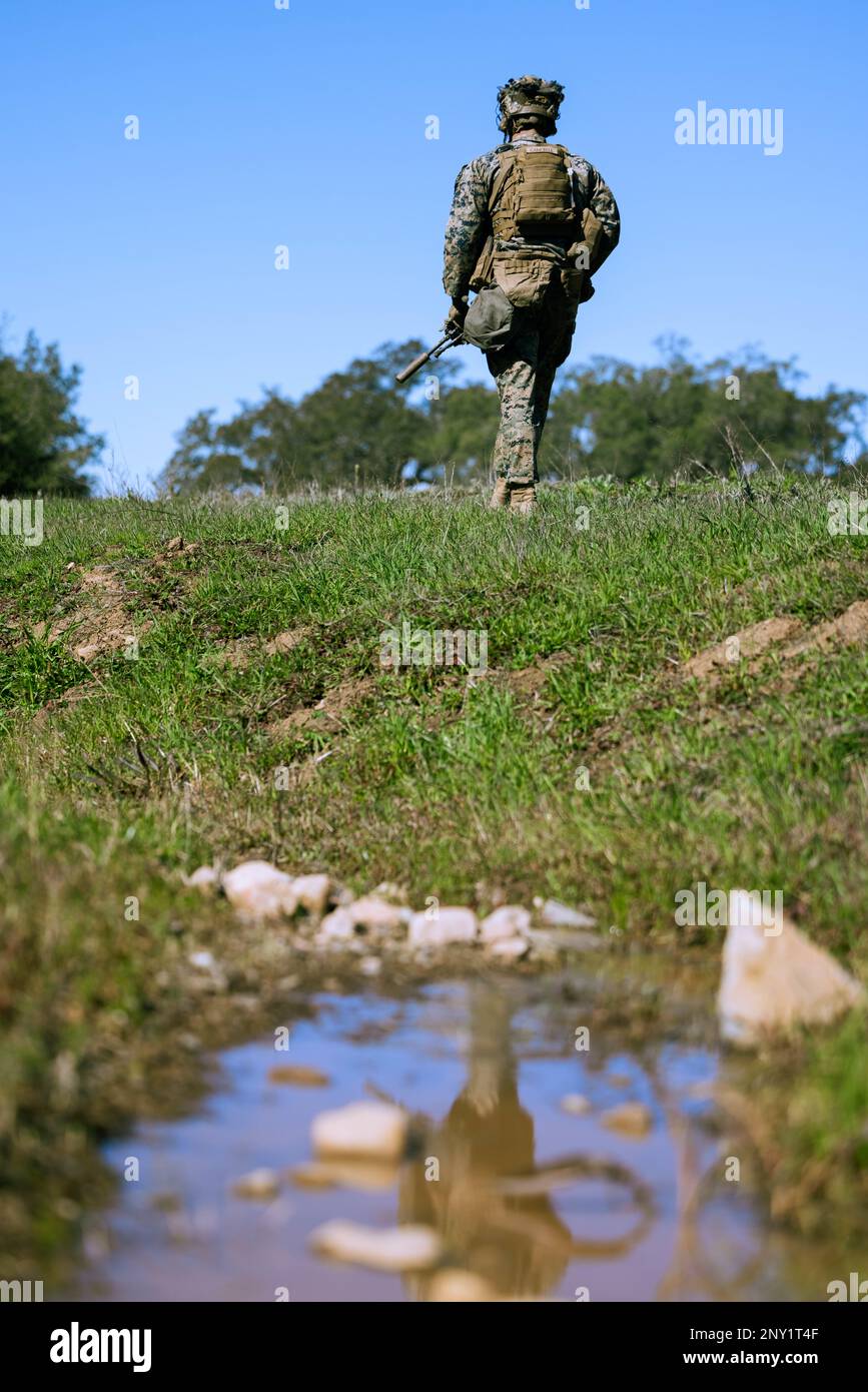 U.S. Marine Cpl. Ian Campbell, a fireteam leader with Alpha Company ...