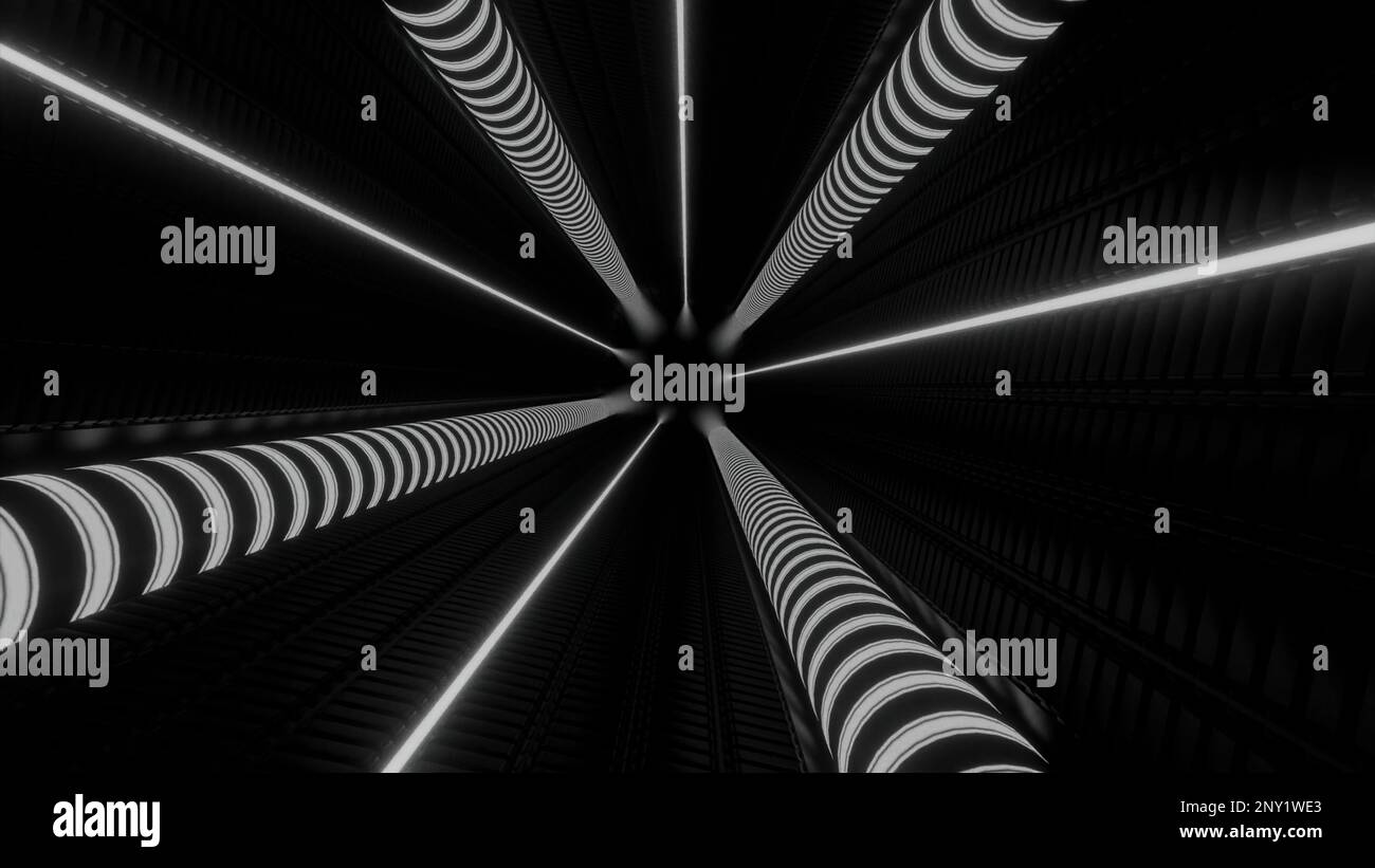 Dark background with green and white lights inside. Design.Deep dark ...