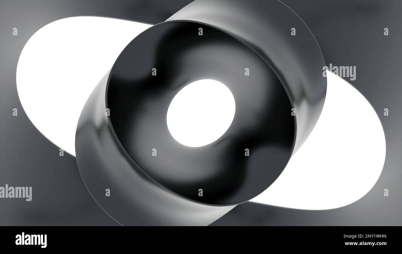 Centralized animation with circular transitions. Design. Futuristic ...