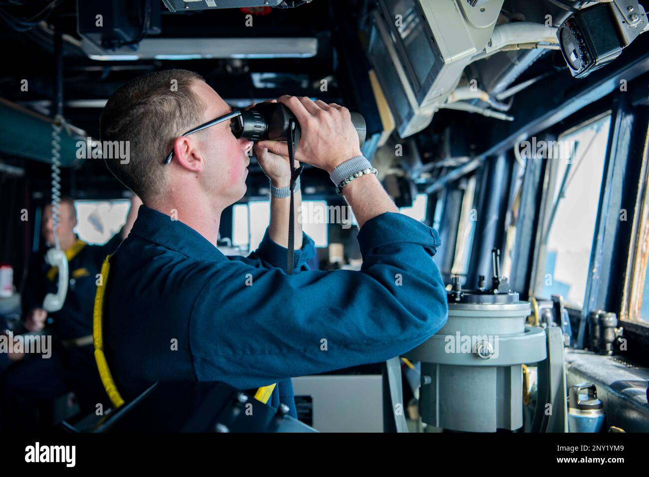 230201-N-MK109-1001 SOUTH CHINA SEA (Feb. 1, 2023) U.S. Navy Ensign ...