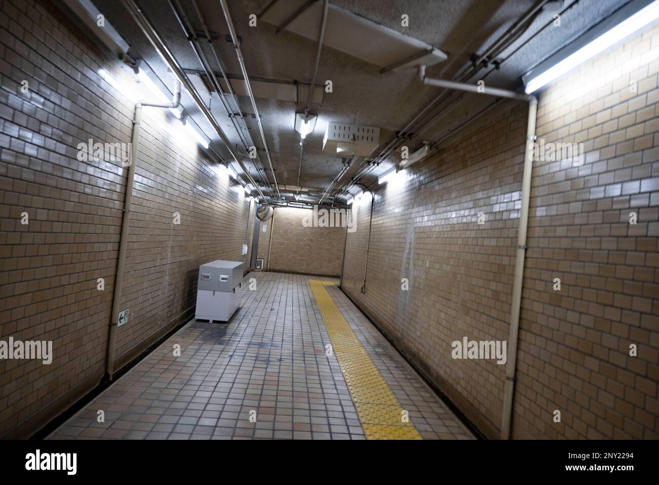 Tokyo, Japan. 8th Feb, 2023. A Tokyo Metro underground passageway in ...