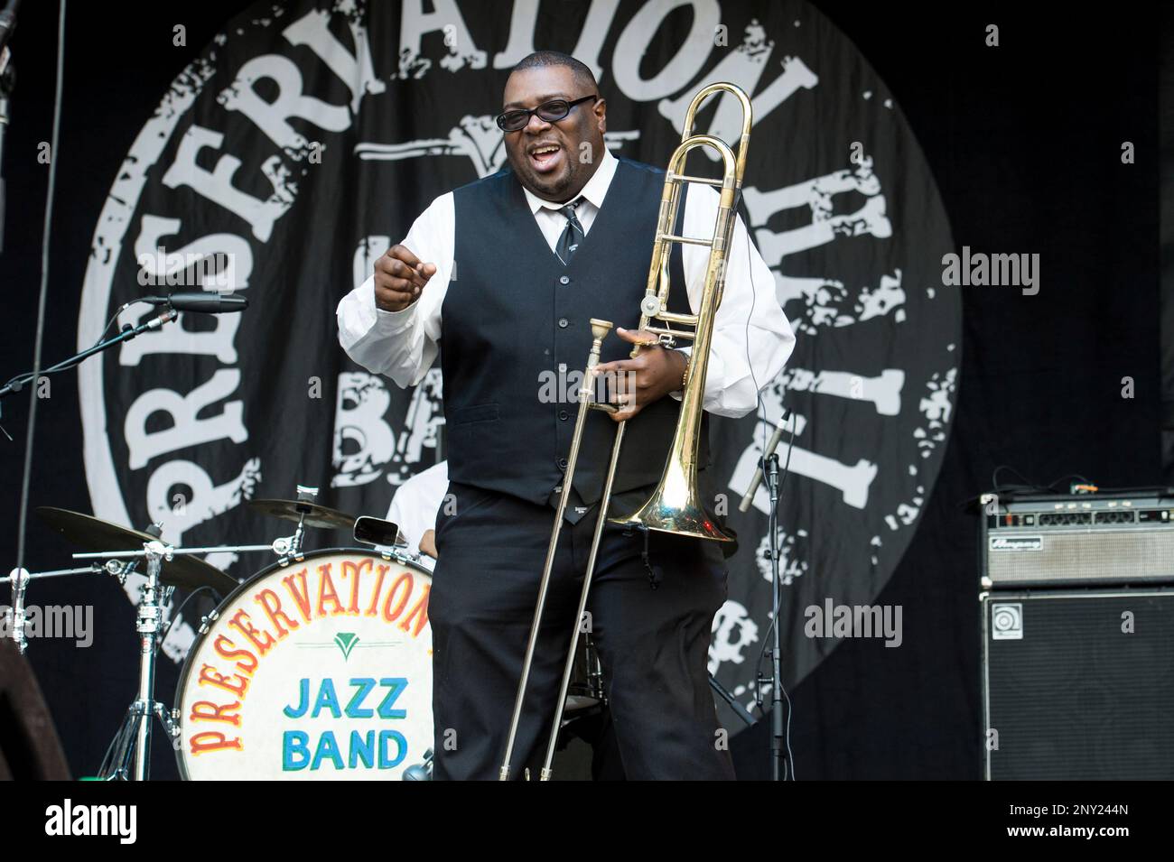 Ronell Johnson of Preservation Hall performs during the 3rd Annual ...