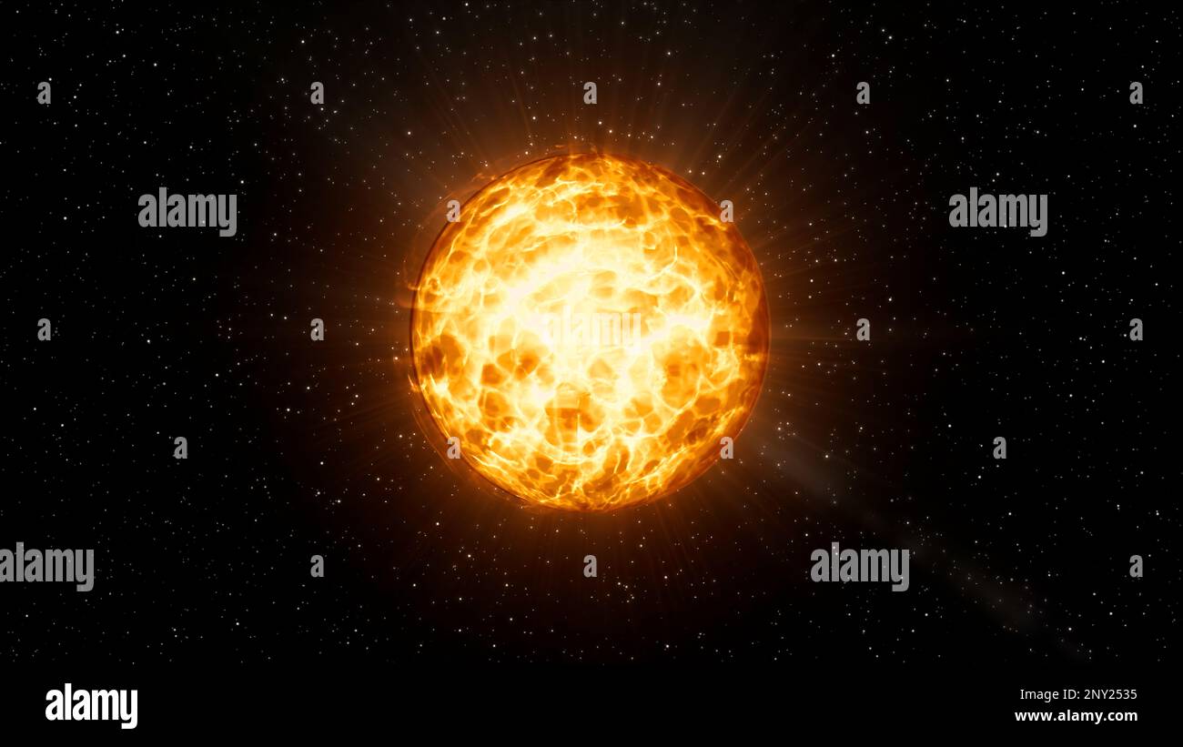 Yellow and purple magic ball in space. Motion.The brilliant chasing ...