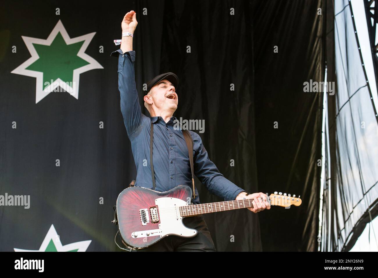 Dennis Casey of Flogging Molly performs during the 3rd Annual Shaky ...
